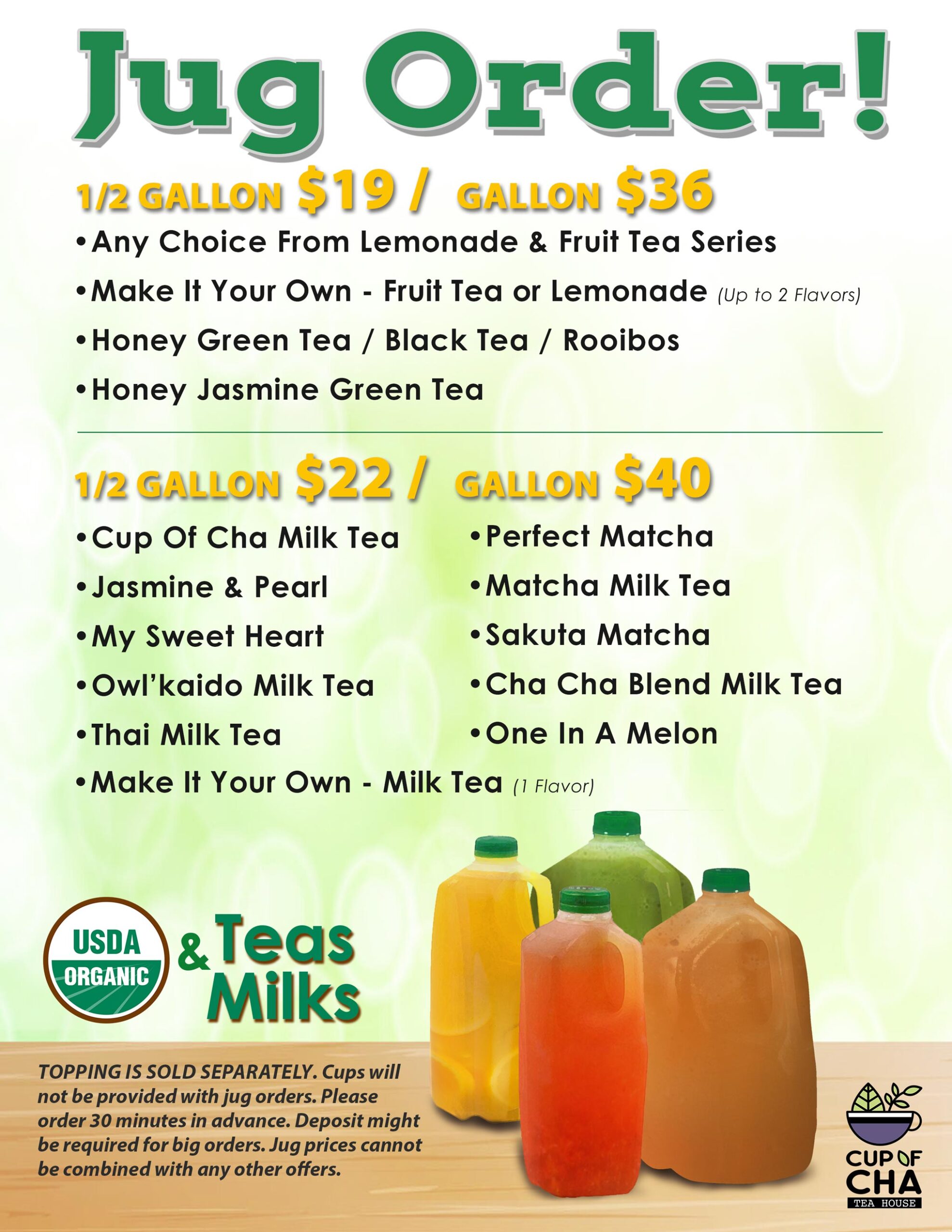 Cup of Cha Tea House – Organic Tea & Organic Milk